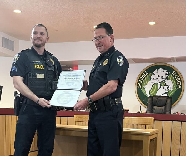 Sanibel officer recognized for service - SANIBEL-CAPTIVA - Island ...